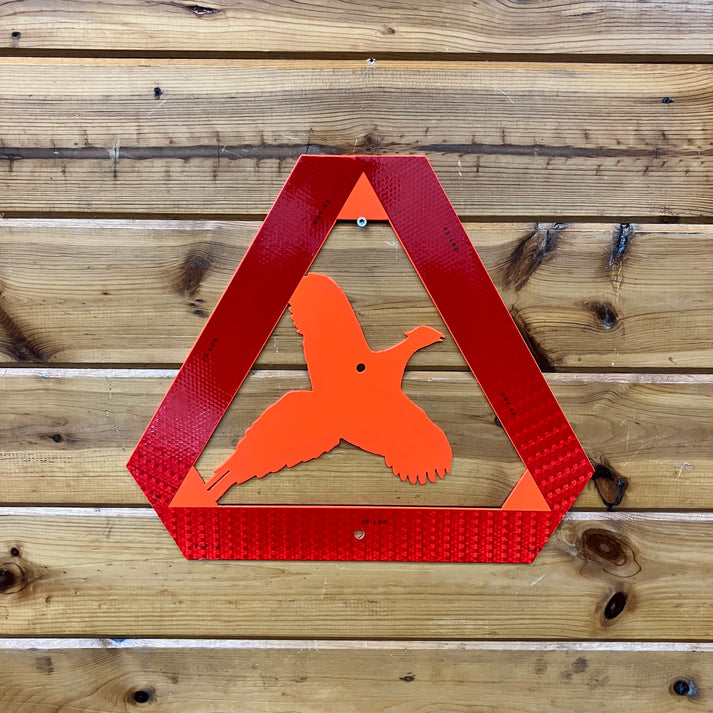 Pheasant Slow Moving Vehicle Sign – Mastodon Metal Works