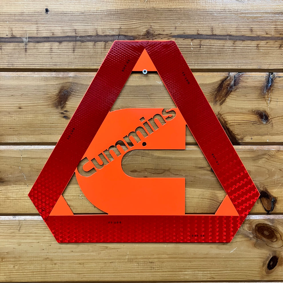 Cummins Slow Moving Vehicle Sign – Mastodon Metal Works